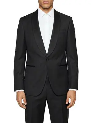 BOSS Shawl Lapel Blazer - Black