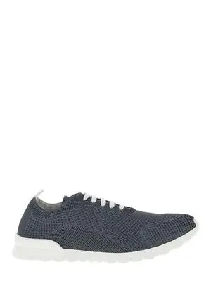Kiton Knit Lace-up Sneakers - Grey