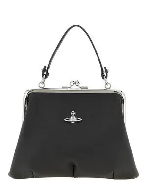 VIVIENNE WESTWOOD Orb Clasp Mini Bag - Black
