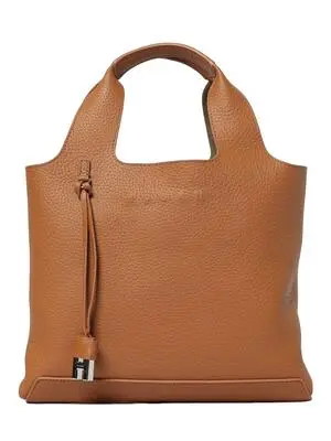 Hogan Grained Leather Handbag - Brown