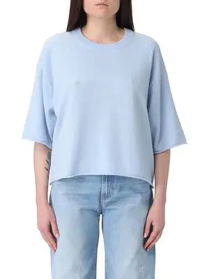 ALLUDE Cashmere Crew-neck Pullover - Blue
