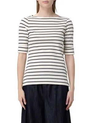 Ralph Lauren Striped Cotton T-shirt - Ivory