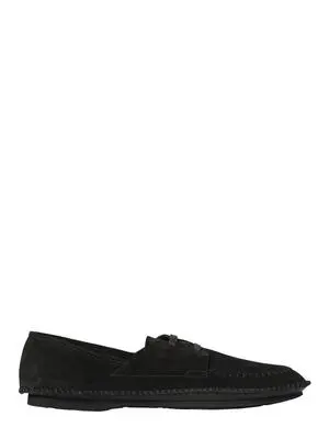 Premiata Deconstructed Suede Derby Shoes - Black