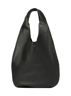A.p.c. Leather Tote Bag - Black