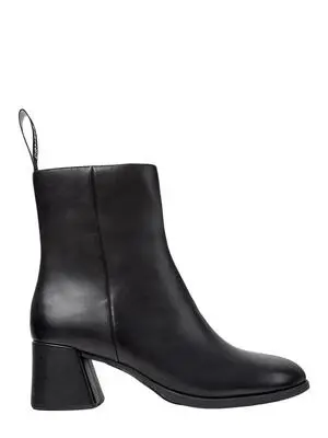 Camper Ankle Boots With Block Heel - Black