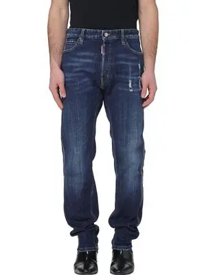 Dsquared2 Smoker Wash Teddy Slim Fit Jeans - Denim
