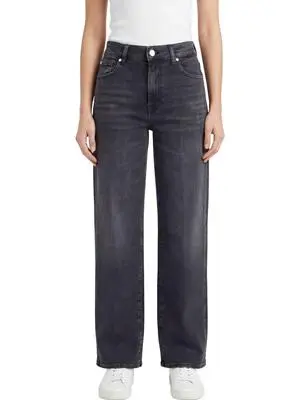 7 For All Mankind Straight Leg Jeans - Denim
