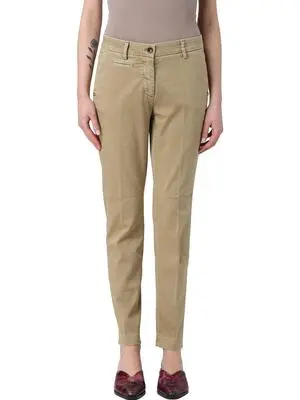 MASON'S Mason's Stretch Cotton Slim Fit Trousers Beige