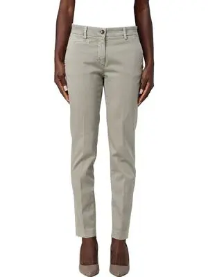 MASON'S Mason's Stretch Cotton Slim Fit Trousers Sage