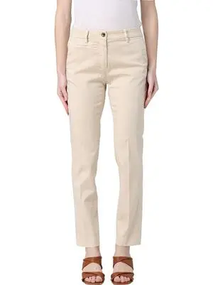 MASON'S Mason's Stretch Cotton Slim Fit Trousers White 1
