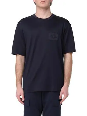 Emporio Armani Lyocell T-shirt - Navy