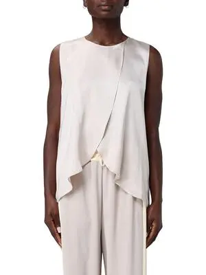 HANITA Viscose Sleeveless Top - Beige