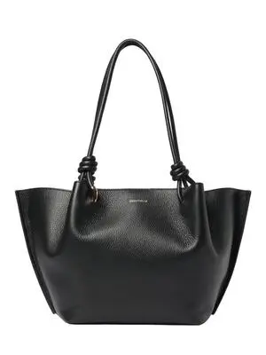 COCCINELLE Leather Finn Shoulder Bag - Black