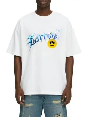 BARROW Cotton T-shirt With Logo - White