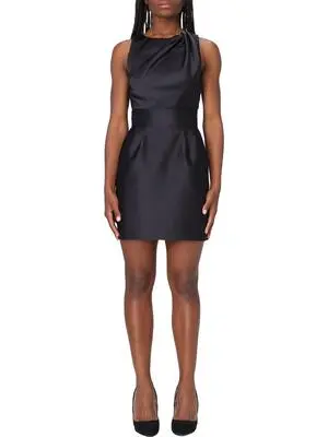 Elisabetta Franchi Elisabetta Franchi Duchesse Mini Dress Black