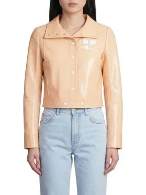 COURREGES Cropped Jacket - Orange