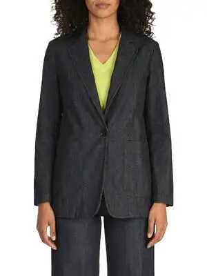 Aspesi Single-breasted Cotton Blazer - Black
