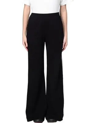 EA7 Jersey Wide Leg Pants - Black