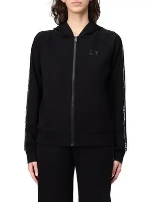 EA7 Zip Hooded Sweatshirt - Black