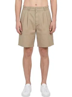 Carhartt Work In Progress Cotton Chino Shorts - Beige