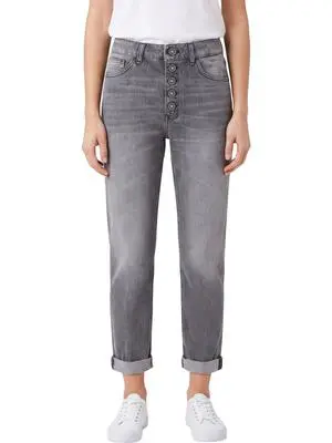 DONDUP Button-detailed Jeans - Grey