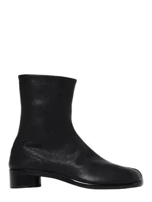 MAISON MARGIELA Leather Ankle Boots - Black