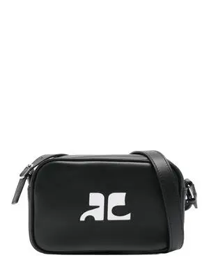 COURREGES Logo Detail Mini Bag - Black