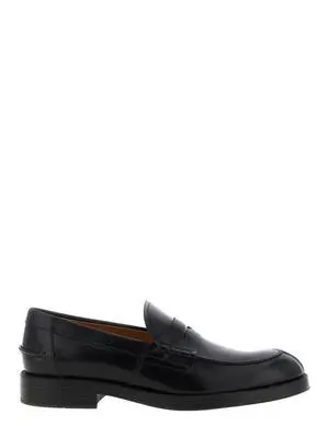TOD'S Timeless Penny Loafers In Smooth Calfskin Leather - Black