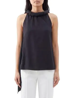 Loulou De Saison Silk Top - Black