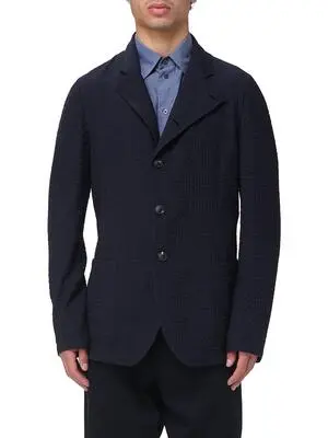 Emporio Armani Textured Blazer - Blue