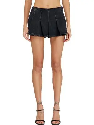 DIESEL® De-rox Pleated Shorts - Black