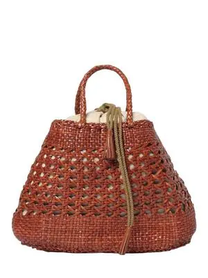 Dragon Diffusion Dragon Diffusion Santa Cano Woven Leather Bag Sand