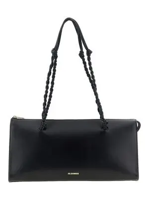 JIL SANDER Large Tangle Shoulder Bag - Black