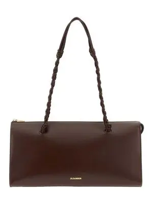 JIL SANDER Large Tangle Shoulder Bag - Brown
