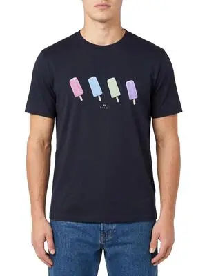 Paul Smith Crew Neck Cotton T-shirt - Black