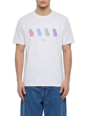 Paul Smith Crew Neck Cotton T-shirt - White