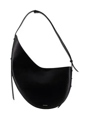 Soeur Soeur Winona Smooth Lambskin Hobo Bag Black
