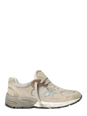 GOLDEN GOOSE Golden Goose Dad Leather And Mesh Sneakers Nude