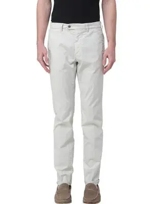 MASON'S Cotton Stretch Chino Trousers - Grey