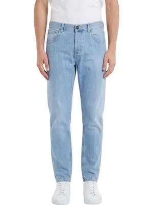 DONDUP Straight Leg Cotton Denim Jeans - Blue