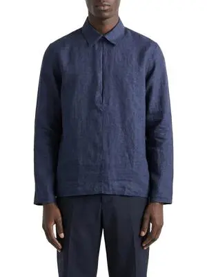 Paul Smith Linen Shirt - Blue