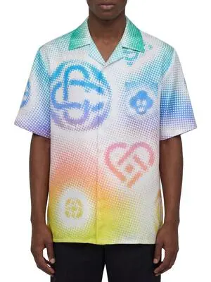 Casablanca The Essential Experience Printed Silk Shirt Fa01