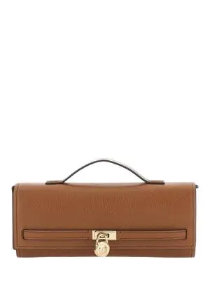 Michael Kors Turn Lock Handbag - Camel