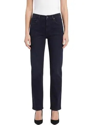 MOTHER Stretch Denim Slim Fit Jeans - Blue