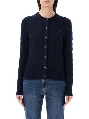 Polo Ralph Lauren Cable Knit Cardigan - Navy