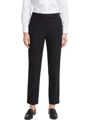 Federica Tosi Crêpe Slim Fit Trousers - Black