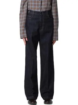 Barena Venezia Jeans Wide Leg, Dark Wash Denim - Navy