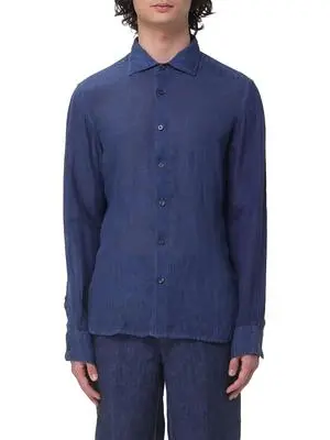 120% Lino Linen Shirt - Navy