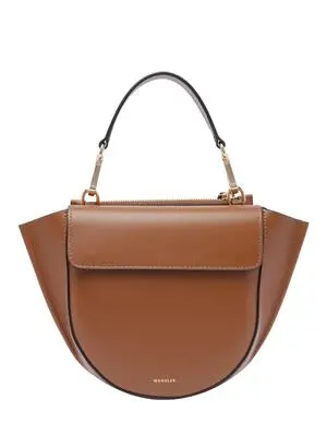 WANDLER Hortensia Flared Handbag - Earth