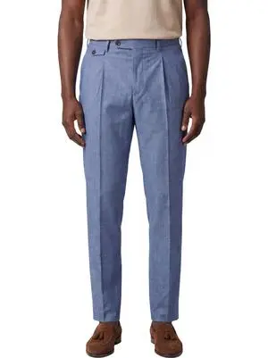 PT TORINO Chino Trousers In Virgin Wool Blend - Blue